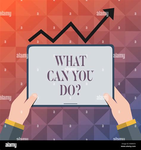 Text Sign Showing What Can You Doquestion Business Photo Text Service