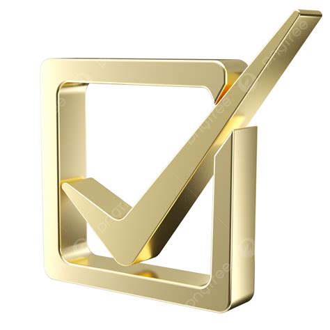 Checkbox 3d Vector 3d Rendering Checkbox Mark 3d Rendering Checkbox