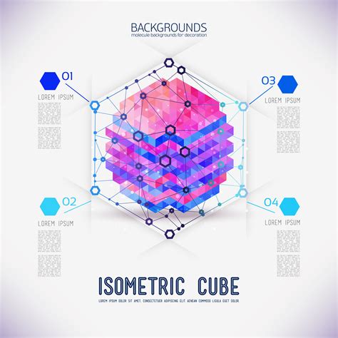 Abstract Concept Isometric Cube Collected From The Triangular Shapes Vector Art At Vecteezy