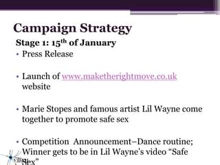 Safe Sex Campaign PPTX Birth Control Reproductive Health