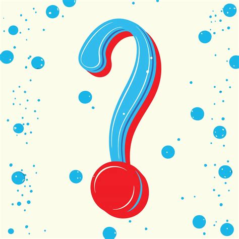 Abstract Question Mark With Bubbles Colorful Design 54386710 Vector Art At Vecteezy