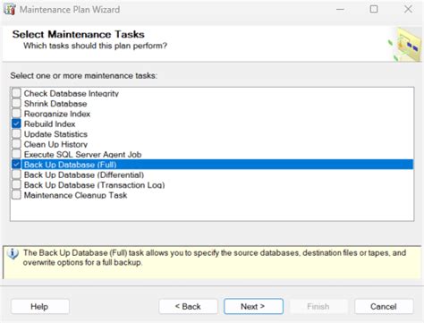 Configuring Maintenance Plans In Sql Server Sqlservercentral