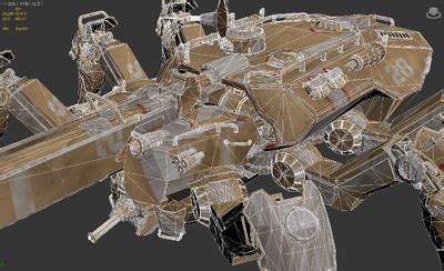 蜘蛛坦克 科幻坦克模型 装甲车坦克模型库 3ds Max max 模型下载 cg模型网