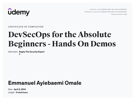emmanuel ayebaemi omale on linkedin devsecops cybersecurity continuousintegration