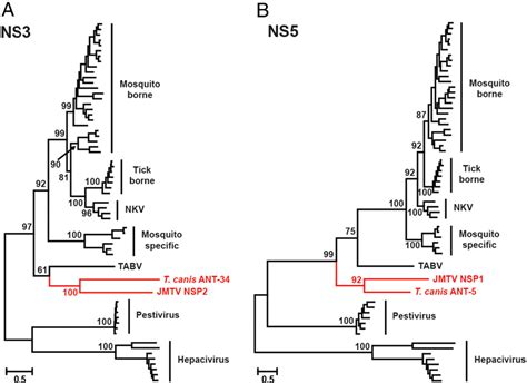 Figure 3 From A Tick Borne Segmented Rna Virus Contains Genome Segments Derived From Unsegmented