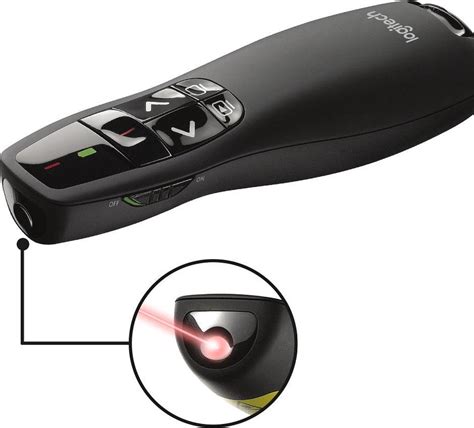 Logitech R400 Laser Presentation Remote Laser Presenter