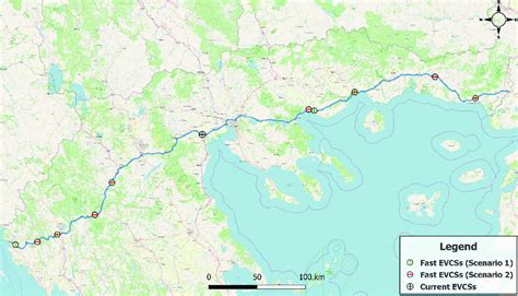 Optimal Location Of The Evcss Based On The Two Implementation Scenarios