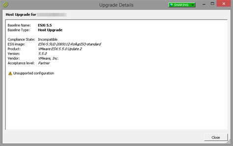 Unsupported Configuration When Using Vum For A Major Upgrade