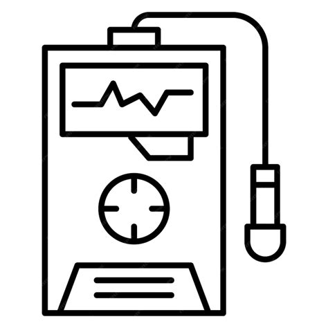 Premium Vector Radiation Detector Vector Illustration Style