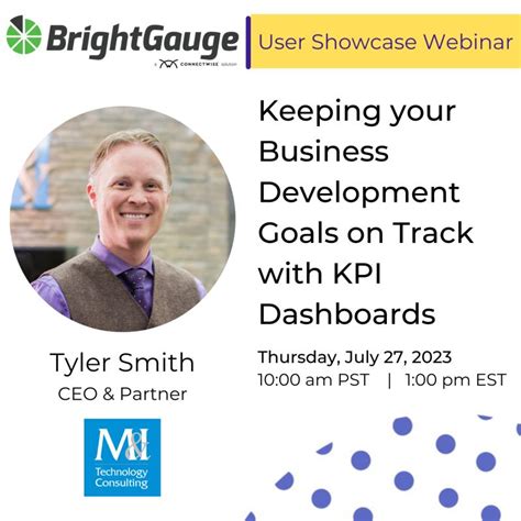 Byron Peeples On Linkedin Brightgauge User Showcase Webinar Keeping Your Business Development…