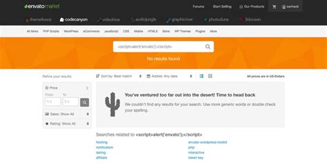 How I Broke Envato Search Engine Serhack