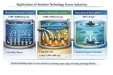 Aeration Technology In Wastewater Treatment Types Design And