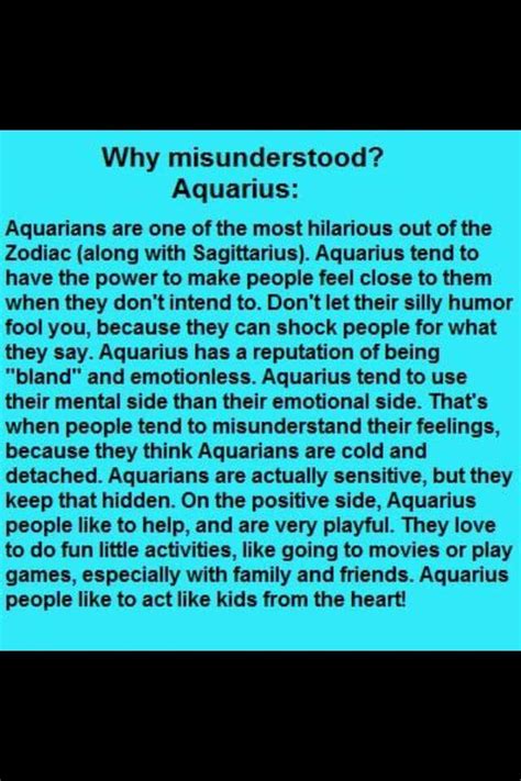 Aquarius Poem On Blue Background