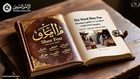 The Word Shee Foo Meaning In Arabic With Examples Meaning Vibes