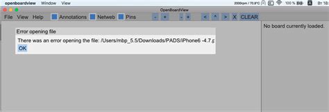 Error Opening A Board View · Issue 124 · Openboardviewopenboardview · Github