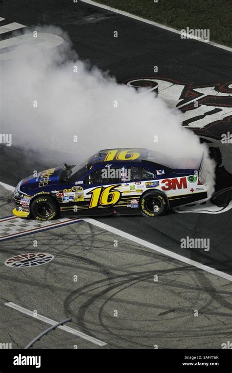 April 14 2012 Fort Worth Texas Us Greg Biffle 16 Celebrates
