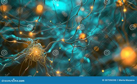 Patterns That Mimic A Neural Network Or Neurons Of The Brain Neural Connections AI Generated