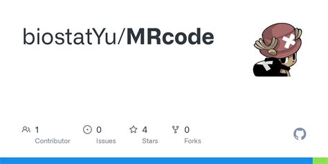 GitHub BiostatYu MRcode