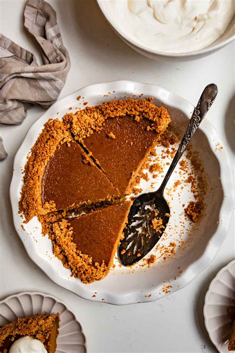 Pumpkin Pie With Graham Cracker Crust Chefsane