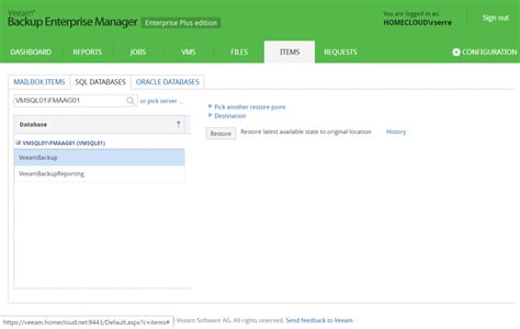 Veeam Backup Enterprise Manager Overview