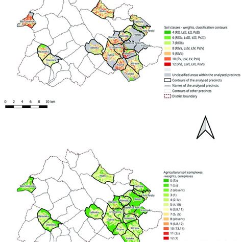 Spatial Differentiation Of Study Objects According To The Adopted