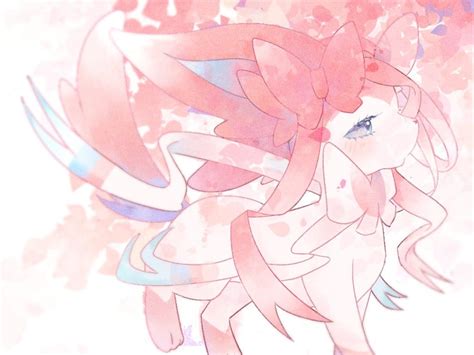 Sylveon Pokemon Drawn By Amsol Danbooru