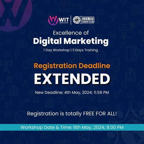 Tahmidur Rahman Pavel On Linkedin Witinstitute Digitalmarketing Freeworkshop Bedifferent