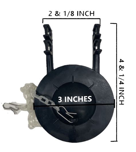 Toto Adjustable Fulcrum Two Inch Rubber Flapper Valve NuFlush