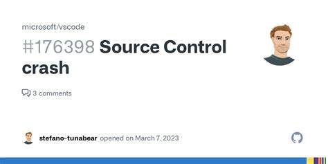 Source Control Crash Issue Microsoft Vscode GitHub