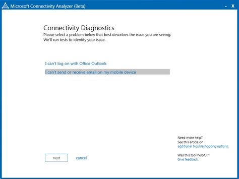 Microsoft Remote Connectivity Analyzer Has New Features Icewolf Blog