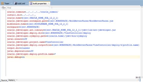 Configuring And Building An Adf Application Using Ant In Oracle Developer Cloud Service Classic
