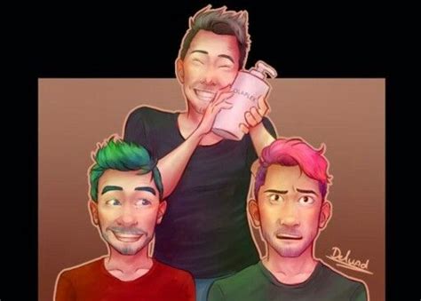 Pinkiplier And Greensepticeye Fan Art Youtube Drawing Markiplier Youtube Gamer