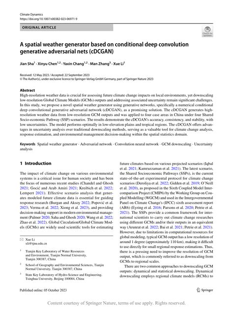 A Spatial Weather Generator Based On Conditional Deep Convolution Generative Adversarial Nets