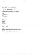 Lab Report Week Part Pdf PM Lab Report Lab Report CompTIA