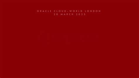 Oraclecloudworldtourlondon Eappsys Limited