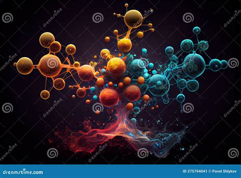 Science Molecule Model Structure Stock Illustration Illustration Of Medical Formula 275794041