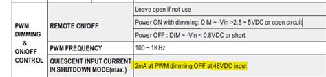 Pwm Pin On The Meanwell Led Driver Cc Buck Power Supplies Board