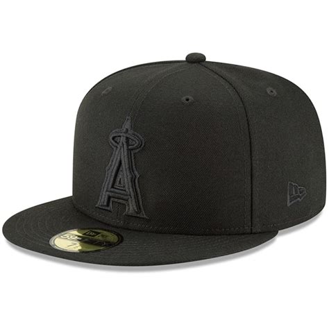 Los Angeles Angels New Era Primary Logo Basic 59fifty Fitted Hat Black