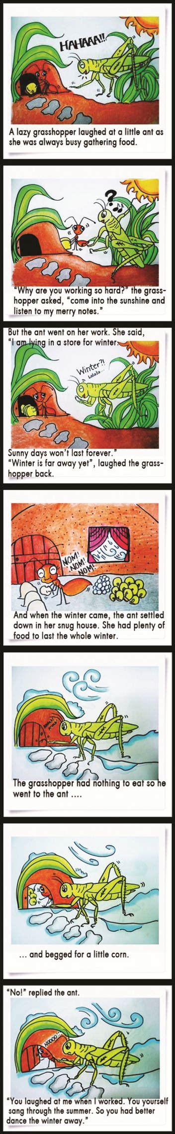 The Story Of The Lazy Grasshopper By Vel17 On Deviantart