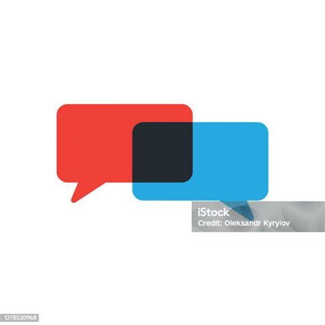 음성 거품 채팅 아이콘 메시지 통신 토크 개념 흰색 배경에 격리된 스톡 벡터 그림입니다 개념에 대한 스톡 벡터 아트 및 기타 이미지 Istock