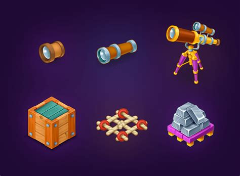 Pocket Voyages Isometric Merge Sprites Behance