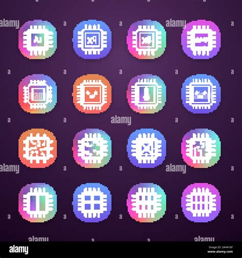 Circuits Chips Technology Stock Vector Images Alamy