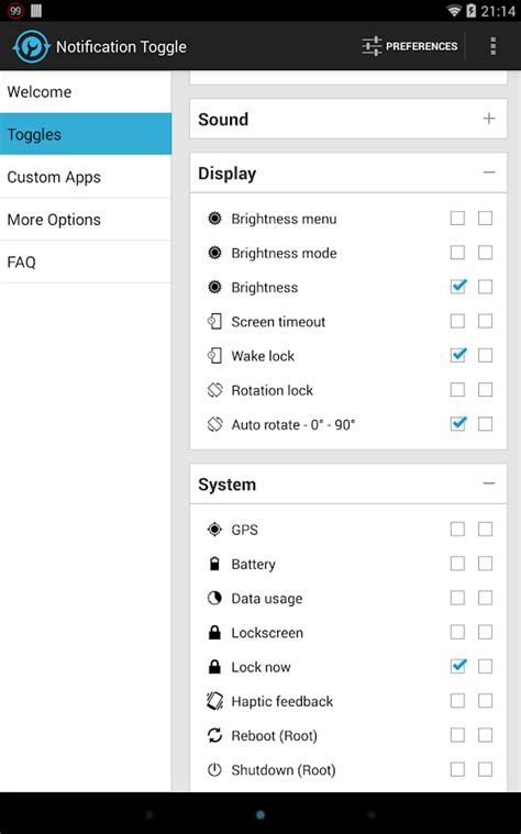 Notification Toggle Android Apps Auf Google Play