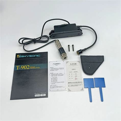 Skysonic T 902 어쿠스틱 기타 픽업 마그네틱 및 마이크 듀얼 픽업 시스템 볼륨 컨트롤 클래식 포크 기타 부품