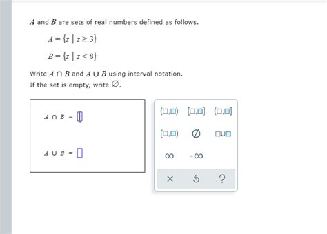 Answered A And B Are Sets Of Real Numbers Bartleby