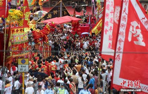 香港东区举行谭公爷诞辰飘色巡游 手机凤凰网