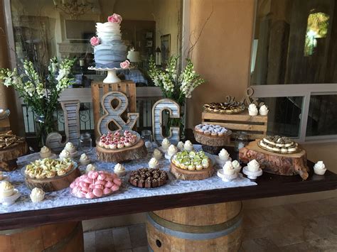 Rustic Wedding Dessert Table Wedding Dessert Table Wedding Dessert