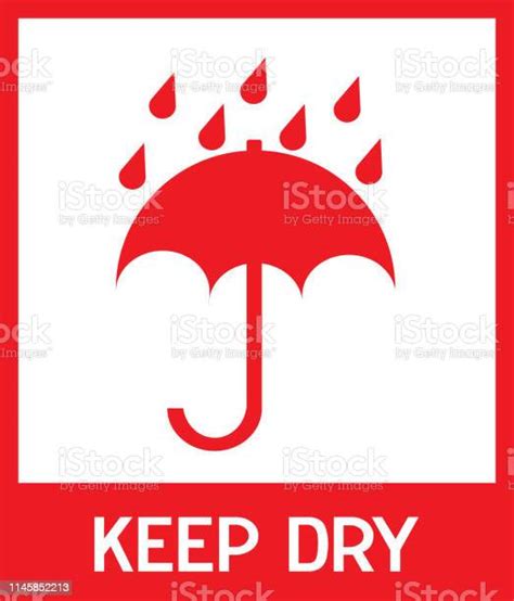 스티커 건조 하 게 유지깨지기 쉬운습기에 방치 하지 마십시오비 우산에 두지 마십시오 Emergency Shelter에 대한 스톡 벡터 아트 및 기타 이미지