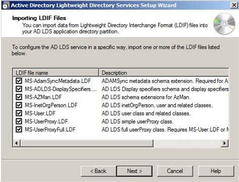How To Configure The Application Directory Partition And Import Ldif