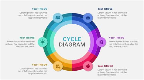 6 Steps Cycle Diagram Slides Templates SlideKit